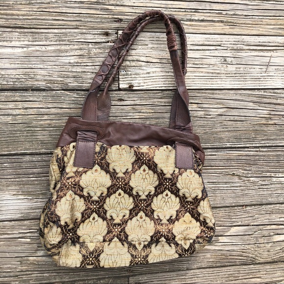 Miss Albright | Bags | Anthropologie Miss Albright Metallic Damask ...
